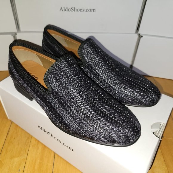 Aldo | Shoes | Aldo Mens Dahlby In Black Textile Loafers | Poshmark